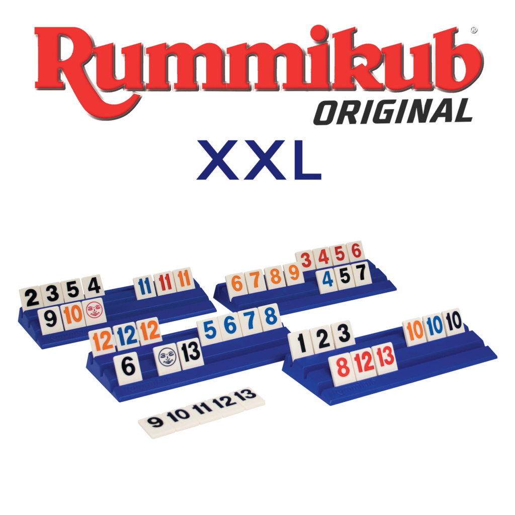 Large Tile Number Game Rummikub XXL Board Game - Family Game Night With ...